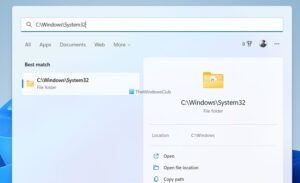 What is System32 folder and how to open it?