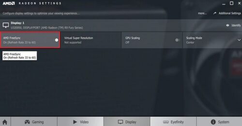 Refresh Rate changes automatically when unplugging the Charger