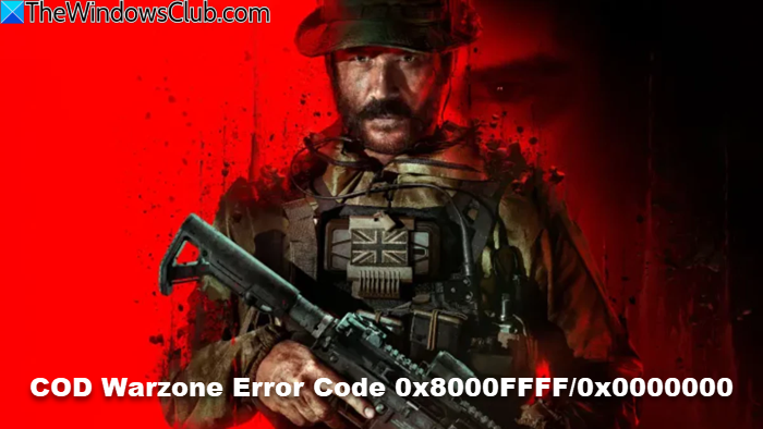 Fix COD Warzone Error Code 0x8000FFFF/0x0000000 on PC