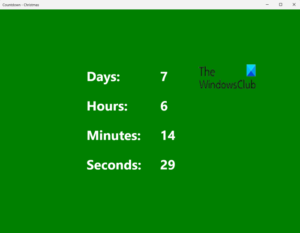 Best free Christmas Countdown apps and widgets for Windows PC