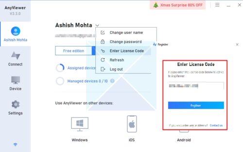 AnyViewer Professional remote access software giveaway