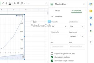 How to create a timeline chart in Google Sheets