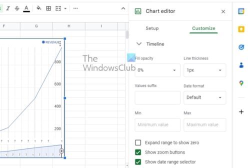 How to create a timeline chart in Google Sheets