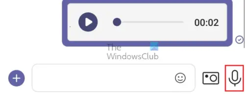 How to send Voice Message on Microsoft Teams