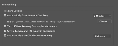 How to recover Illustrator files after a crash