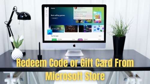 How to Redeem Code or Gift Card from Microsoft Store