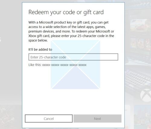How to Redeem Code or Gift Card from Microsoft Store