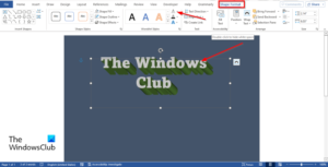 How to create a 3D text effect in Word