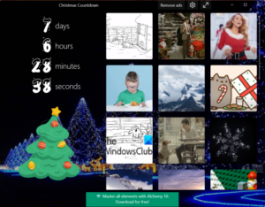 Best free Christmas Countdown apps and widgets for Windows PC
