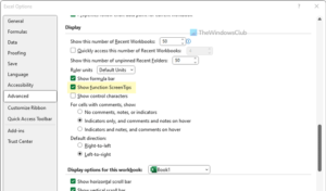 Change these default settings in Excel for better experience