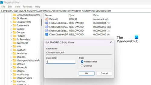 Remote Desktop not working in Windows 11