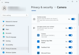 Fix Camera App Error 0xa00f4240 Unknown in Windows 11/10