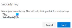 How to set up Security Key for Microsoft Account