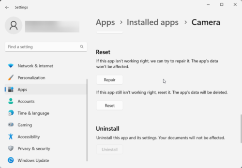 Fix Camera App Error 0xa00f4240 Unknown in Windows 11/10