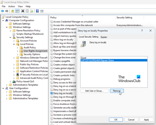 The Sign-in method you're trying to use isn't allowed