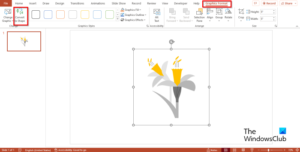 How to change Color of part of a picture in PowerPoint