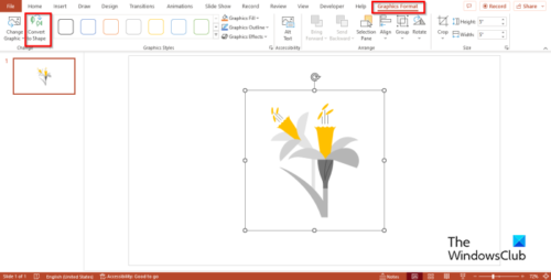 How to change Color of part of a picture in PowerPoint