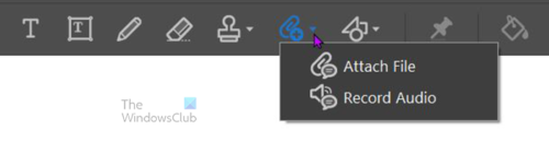 How to add Audio Comments in Acrobat Reader