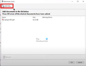 How to add, update or remove a watermark in Acrobat