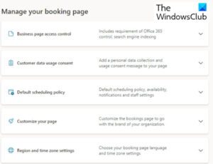How to customize and publish a Microsoft Bookings page?
