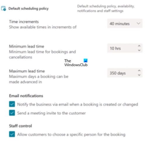 How to customize and publish a Microsoft Bookings page?