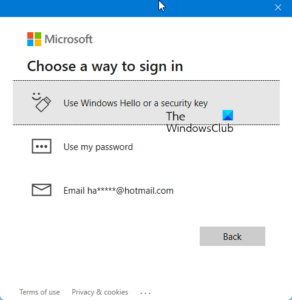 Microsoft Sign in Error 1200, Something went wrong