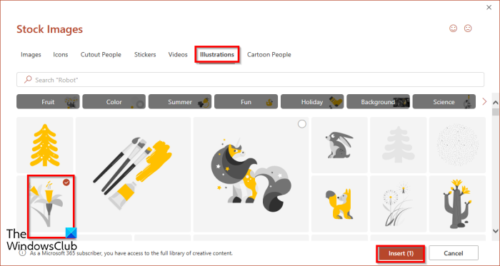 How to change Color of part of a picture in PowerPoint