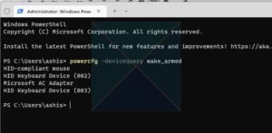 Check which Devices CAN wake your computer from Sleep Mode