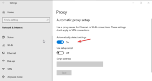 How to change and configure Microsoft Edge Proxy Settings