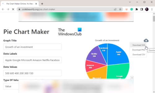 Best free Online SVG Chart generator tools