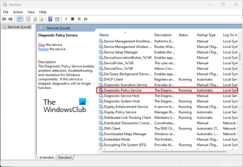Program Compatibility Troubleshooter not working in Windows 11
