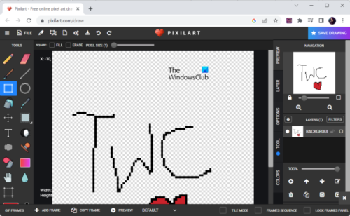 How to create Pixel Art on Windows 11/10?