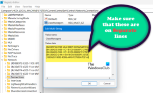 Network Connections Folder is empty in Windows 11/10