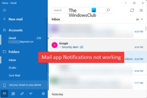 Mail app Notifications not working in Windows 11/10