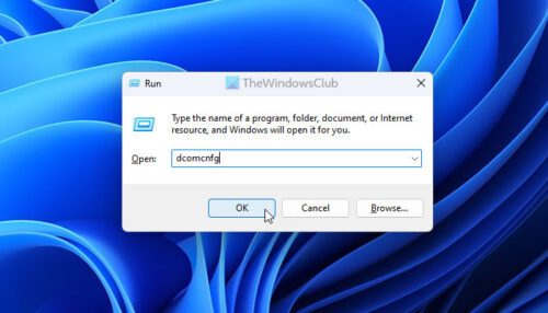 How to open Component Services in Windows 11/10