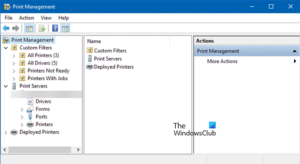 How to open and use Print Management Tool in Windows 11/10