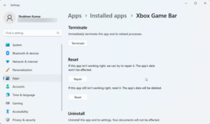 Fix Xbox Game Bar Record button greyed out