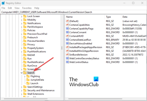Search bar crashing or not working in Windows 11