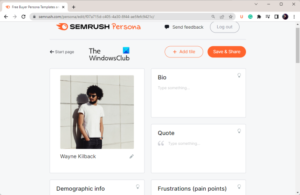 Best free User Persona Tools and Templates