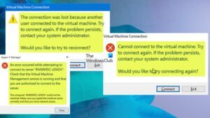 Can’t Connect to Hyper-V Virtual Machine on Windows computer