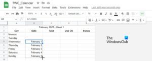 How to Create a Calendar in Google Sheets