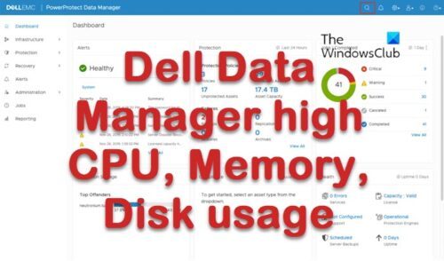 Dell Data Manager High Cpu Memory Disk Usage