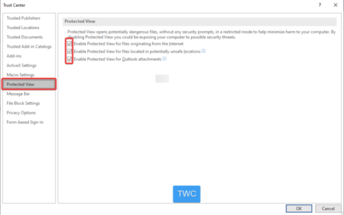 Save As window keeps popping up in Word or Excel