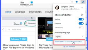 How to use Microsoft Editor in Edge