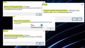 Failed to load the JNI shared library [Fix]
