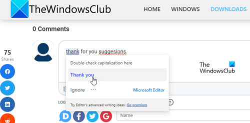 How to use Microsoft Editor in Edge