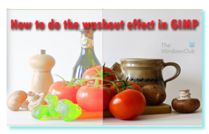 How to Fade out Images and make them washed out in GIMP