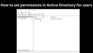 How to set Permissions in Active Directory for Users