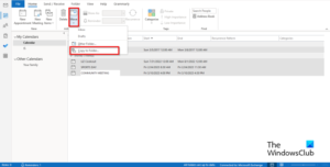 How to merge two Outlook Calendars