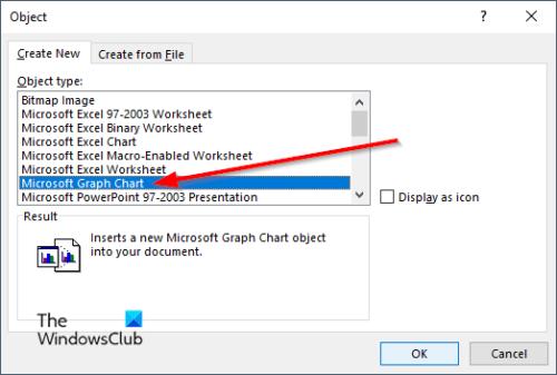 How to convert Table to Chart in Word